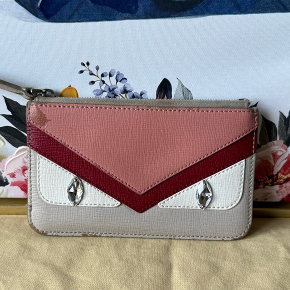 Fendi | Bags | Fendi Monster Bugseye Leather Coin Pouch | Poshmark
